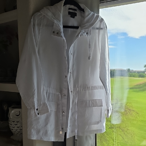 RACHEL Rachel Roy | Jackets & Coats | Rachel Rachel Roy White Utility ...